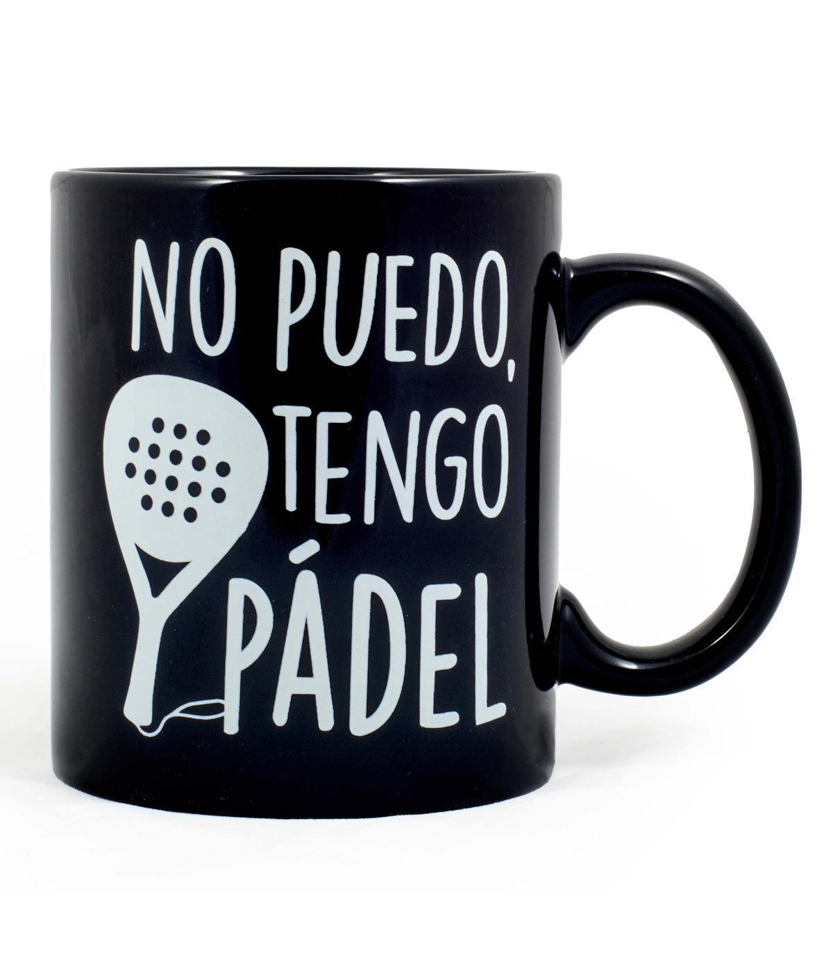 Taza con mensaje No puedo, tengo pádel